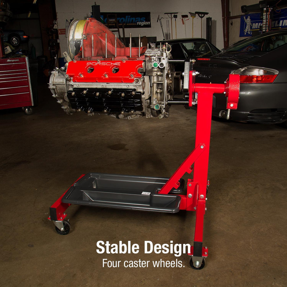 1000 LB DELUXE GEARED ENGINE STAND – SUNEX Tools