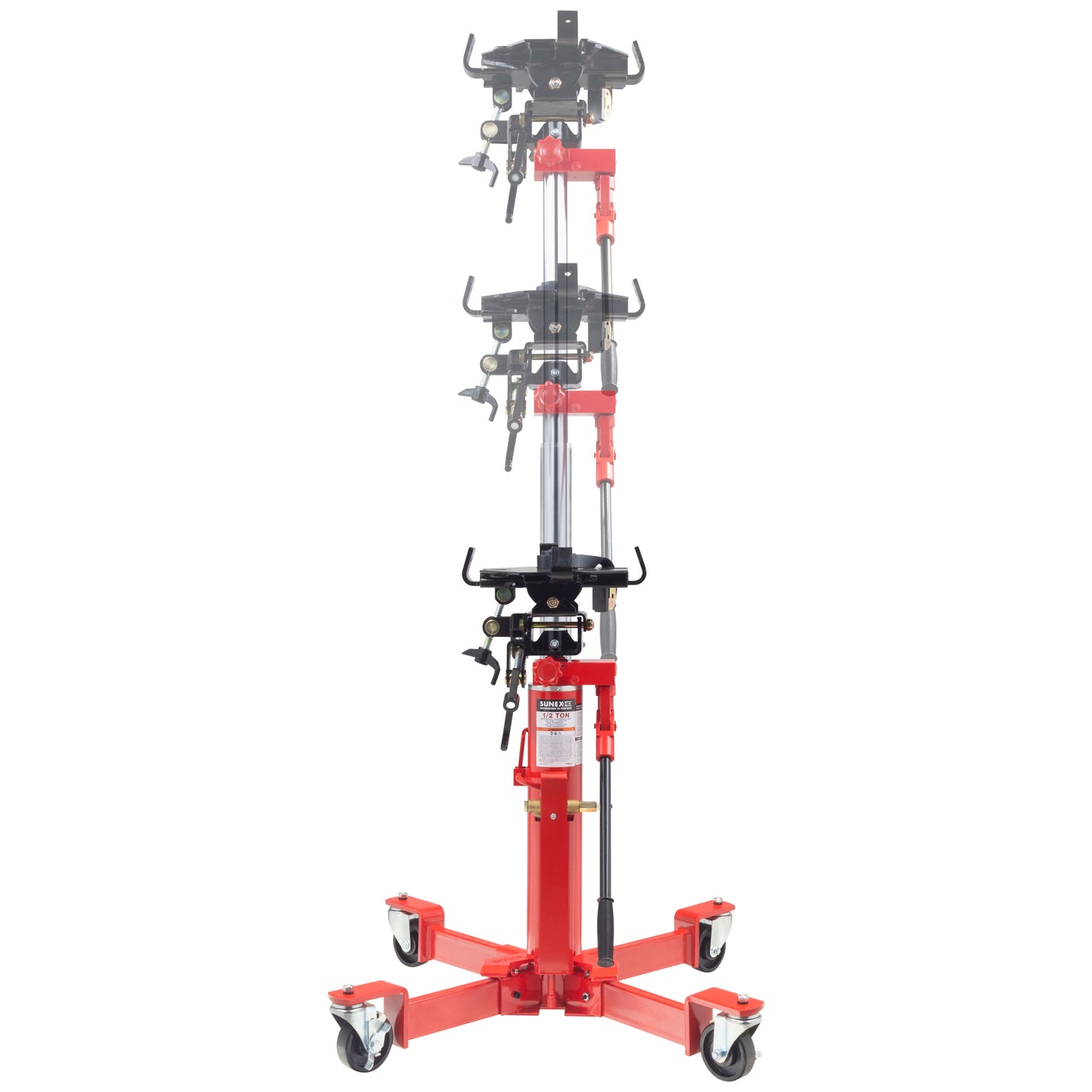 SUNEX TOOLS 7796 1,000 lb Telescopic Transmission Jack, Air/Hydraulic ...