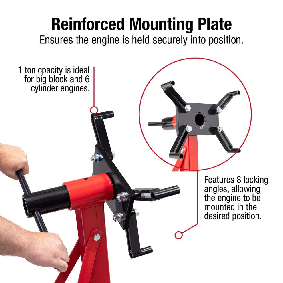 1 Ton Engine Stand – SUNEX Tools