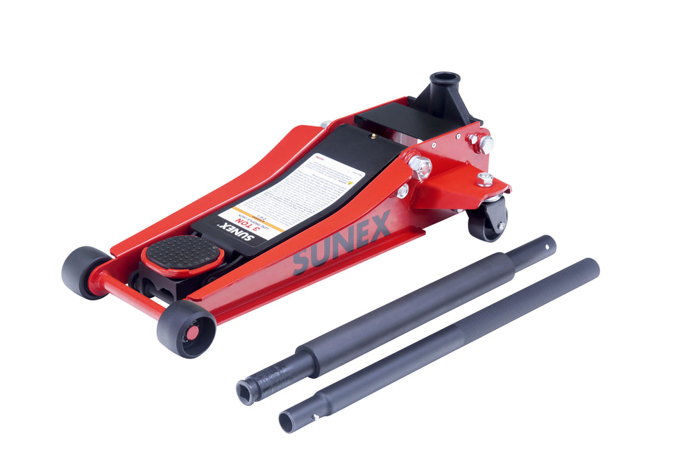 3 Ton Steel Low Profile Floor Jack – SUNEX Tools