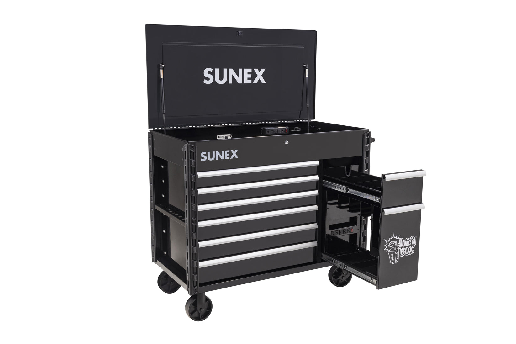 Juic'd BOX™ 50" 7 Drawer Powered Cart – SUNEX Tools