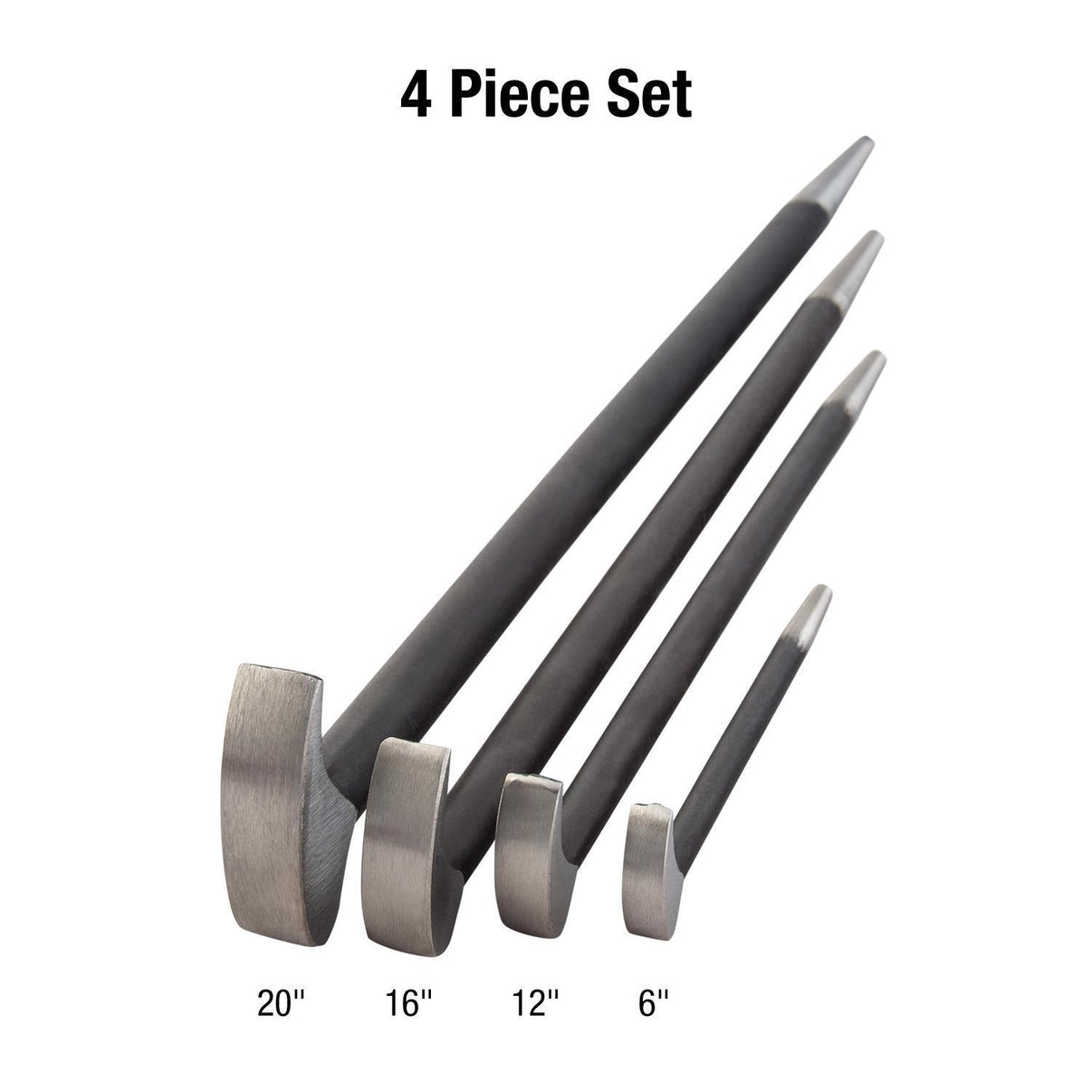 4 Piece Pry Bar Set – SUNEX Tools