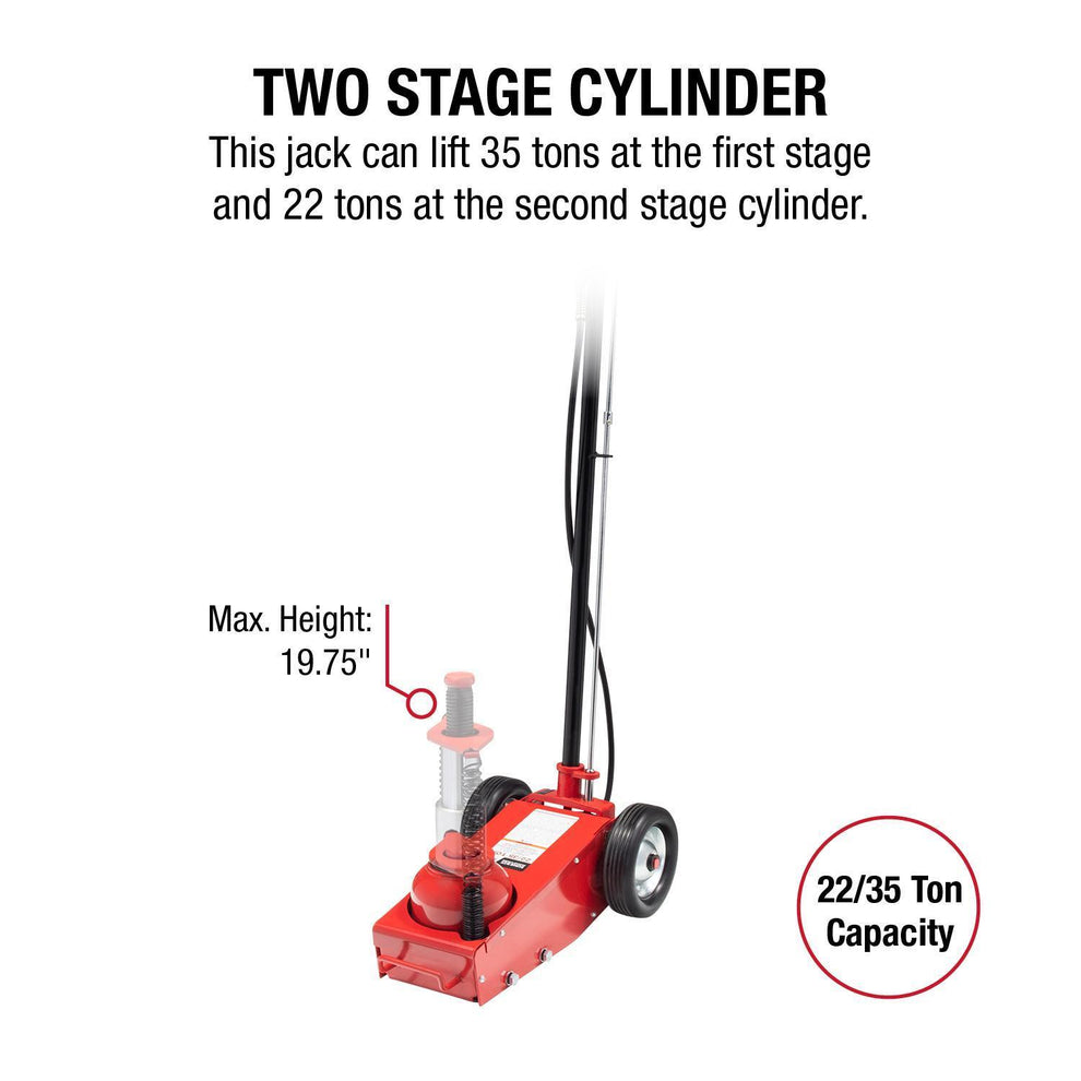 22 / 35 Two Stage Truck Jack – SUNEX Tools