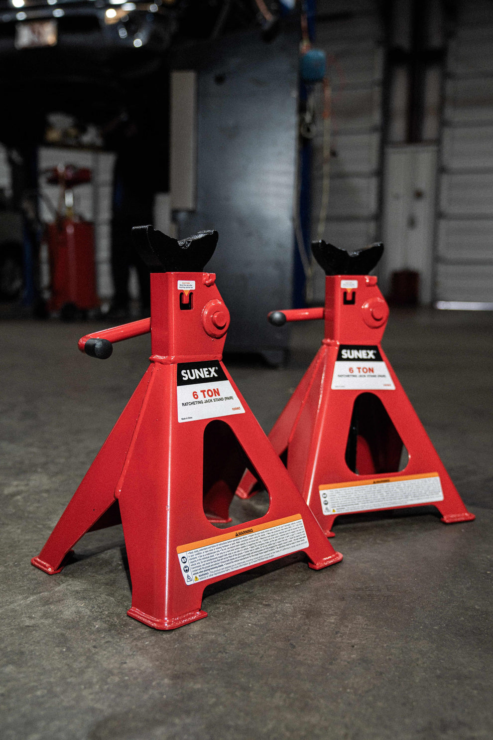6 Ton Jack Stand (pair) – SUNEX Tools