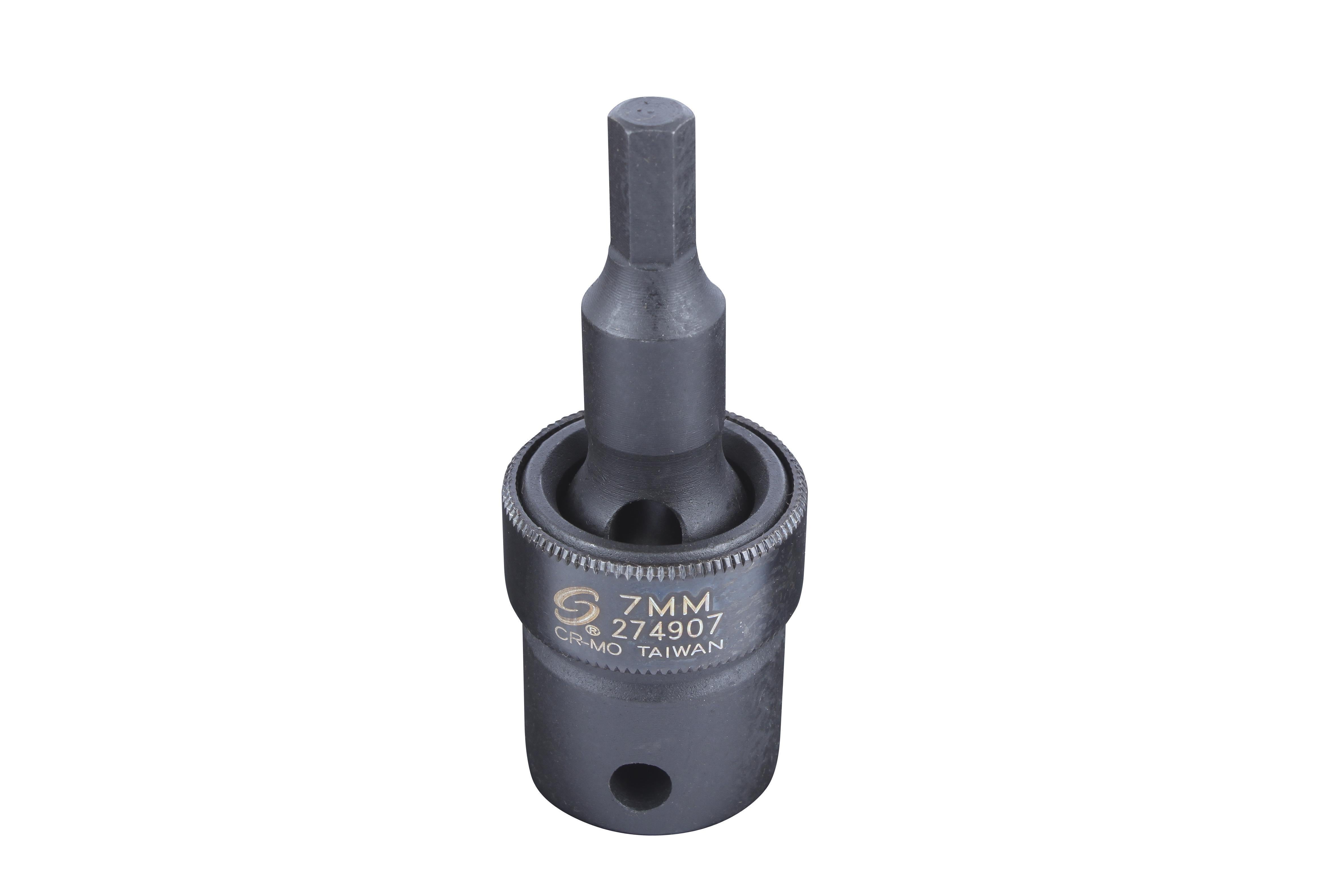 1/2" Drive 7mm Universal Hex Bit Driver Impact Socket – SUNEX Tools