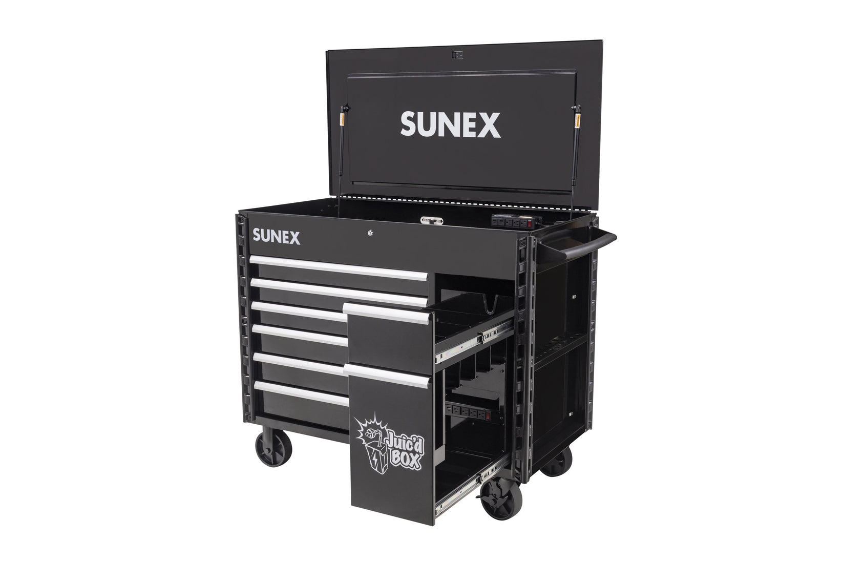Juic'd BOX™ 50" 7 Drawer Powered Cart – SUNEX Tools