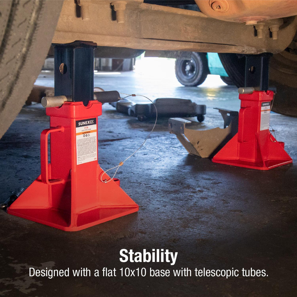 22 Ton Pin Type Jack Stands (pair) – SUNEX Tools