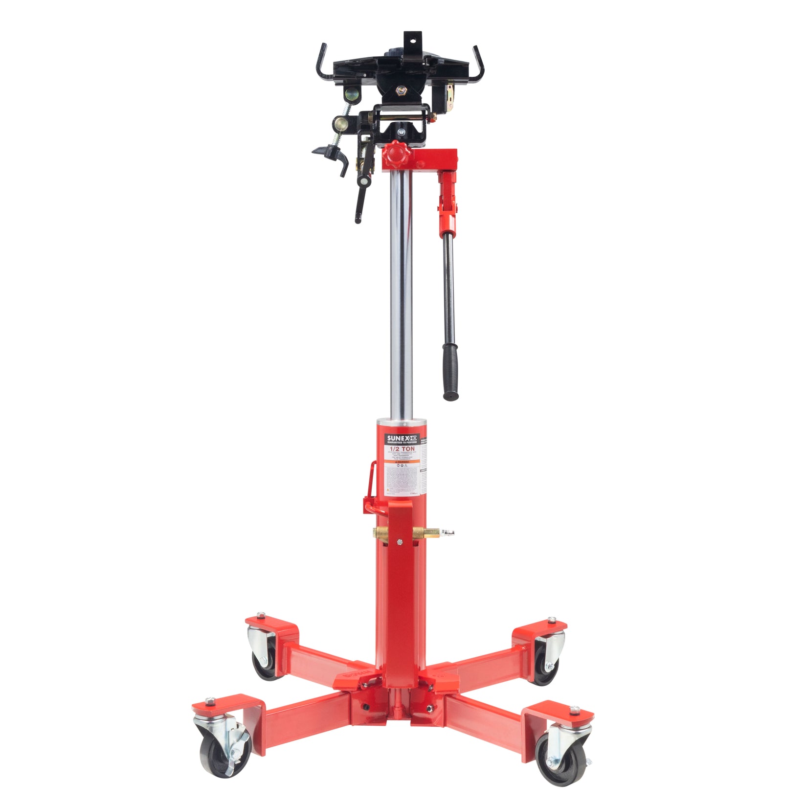 SUNEX TOOLS 7796 1,000 lb Telescopic Transmission Jack, Air/Hydraulic ...