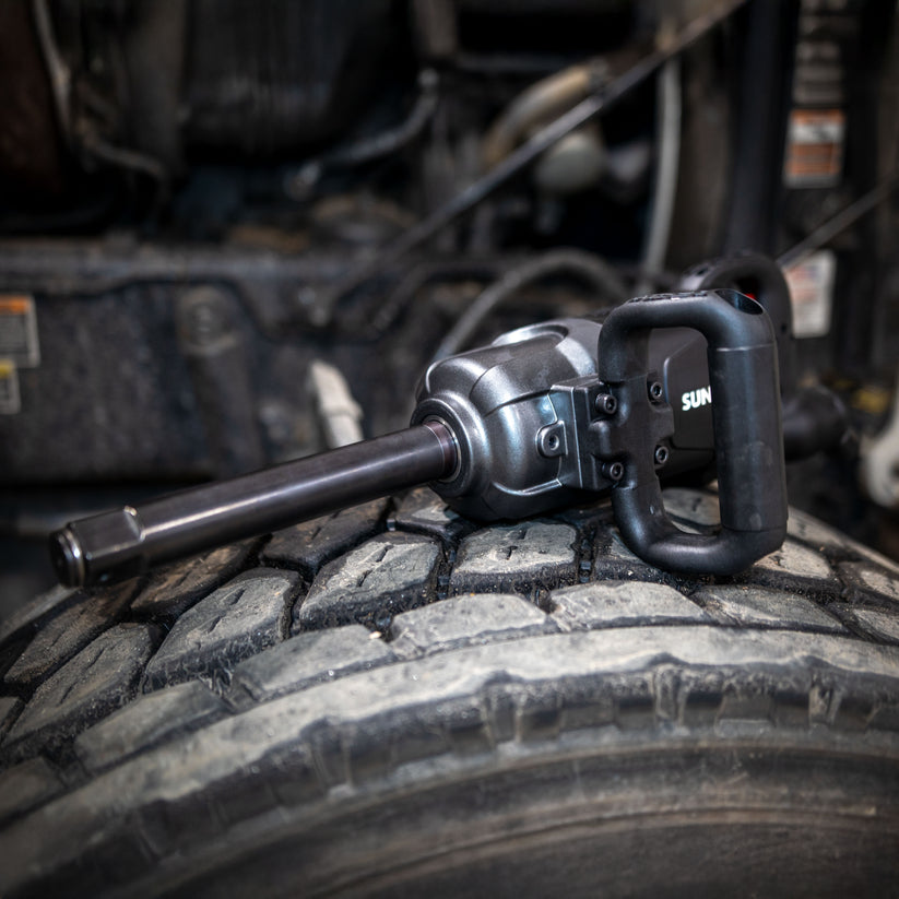 1" Drive Magnesium Composite Impact Wrench With 6" Extended Anvil ...