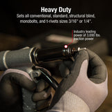 3/16" & 1/4" Heavy Duty Rivet Gun – SUNEX Tools