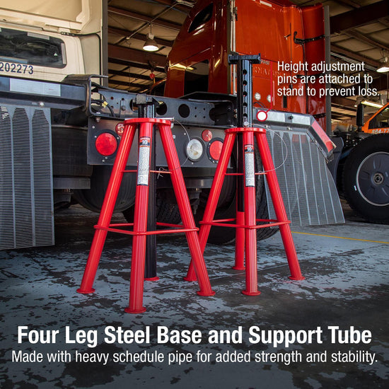 10 Ton High Height Pin Type Jack Stands ( Pair) – SUNEX Tools